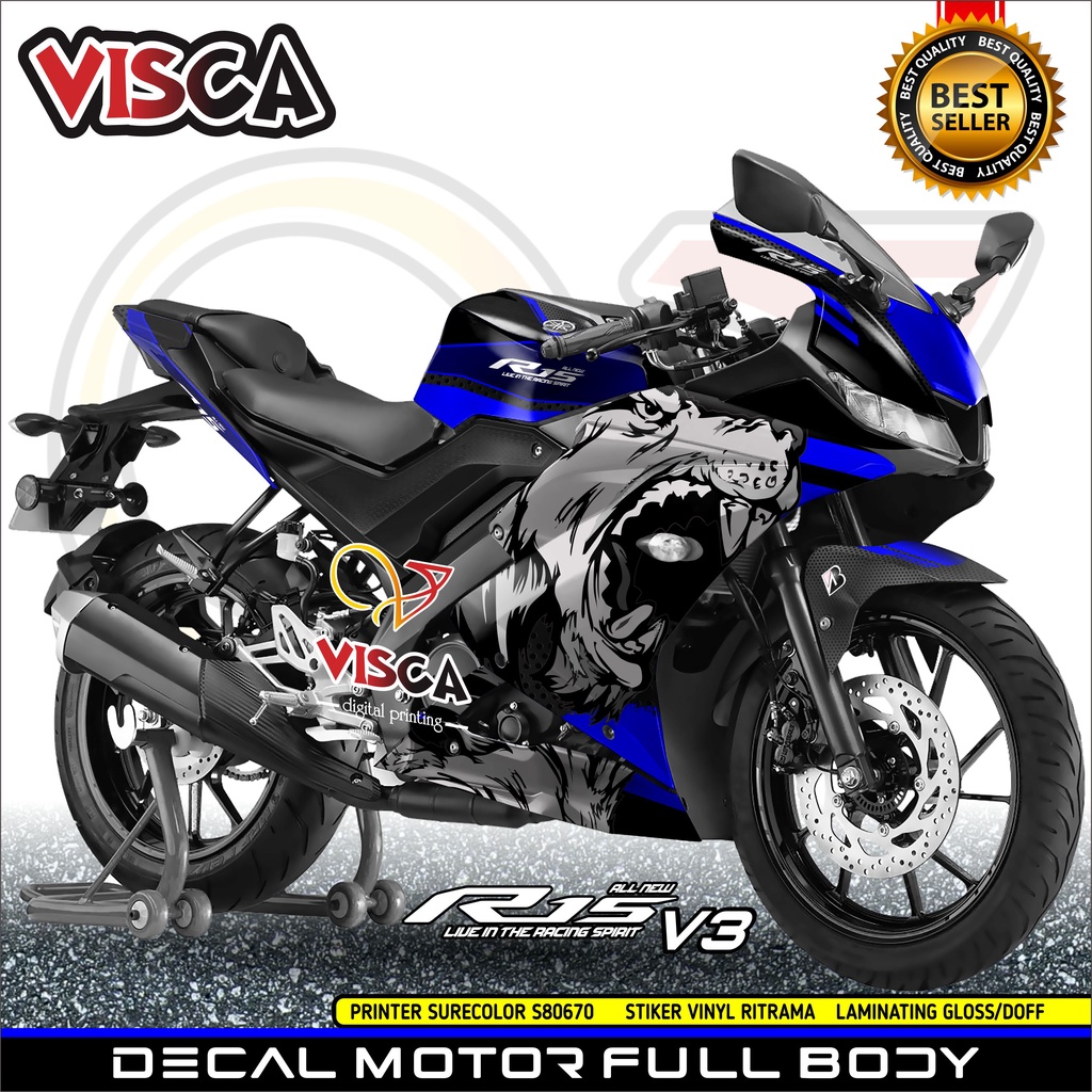 Jual Decal R15 V3 Full Body Stiker R15 V3 Full Body Dekal R15 V3 ...