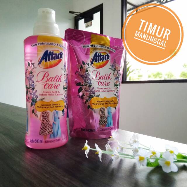 Jual Attack Batik Care detergen cair | Shopee Indonesia