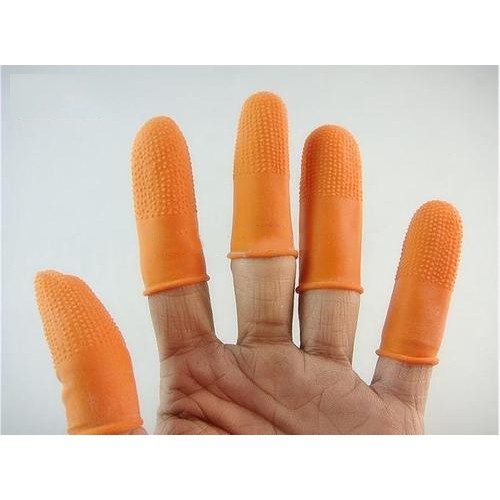Jual Finger Stall Orange (isi 100pcs) Size S & M Indonesia|Shopee Indonesia
