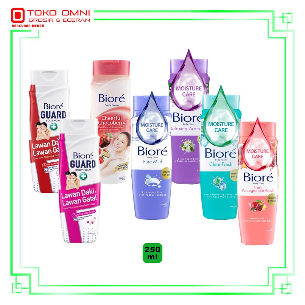 Jual Biore Body Foam BTL 250 ml | Shopee Indonesia