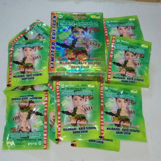 Jual KAPSUL MANJAKANI KAYU SERAPAT DAUN SIRIH EMPOT EMPOTAN PLUS ...