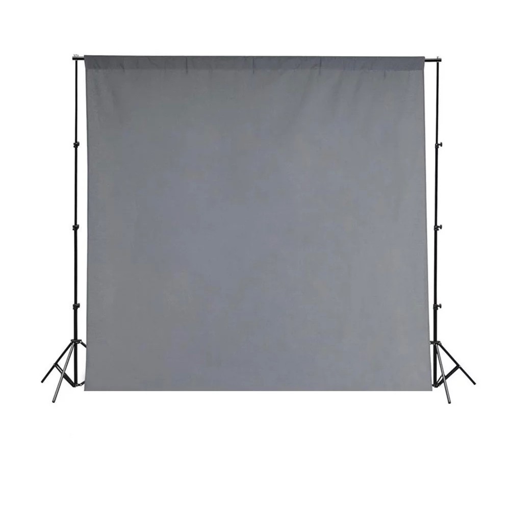 Jual Kain Background Studio Foto Abu Polos 3 X 2.5 Meter | Shopee Indonesia