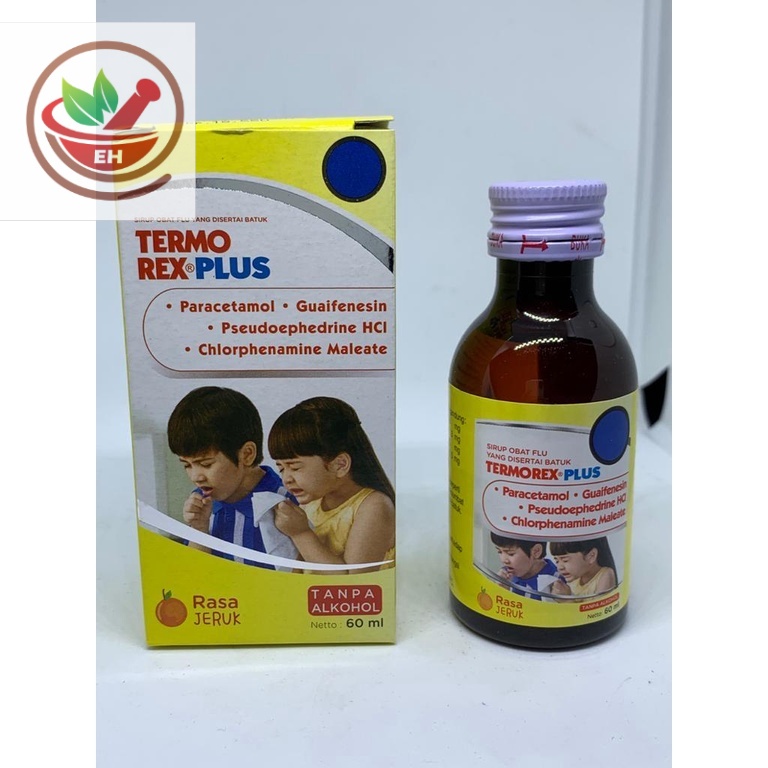 Jual termorex plus rasa jeruk 60ml obat batuk pilek anak | Shopee Indonesia