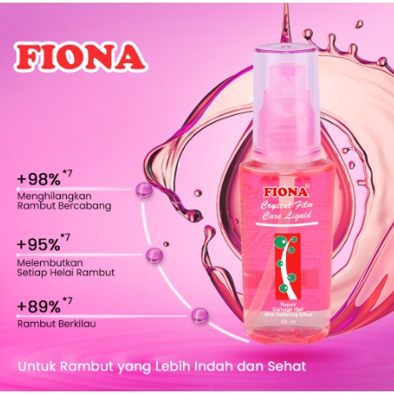 Jual VITAMIN RAMBUT FIONA KECIL 60 ML CRYSTAL FILM CARE LIQUID | Shopee ...