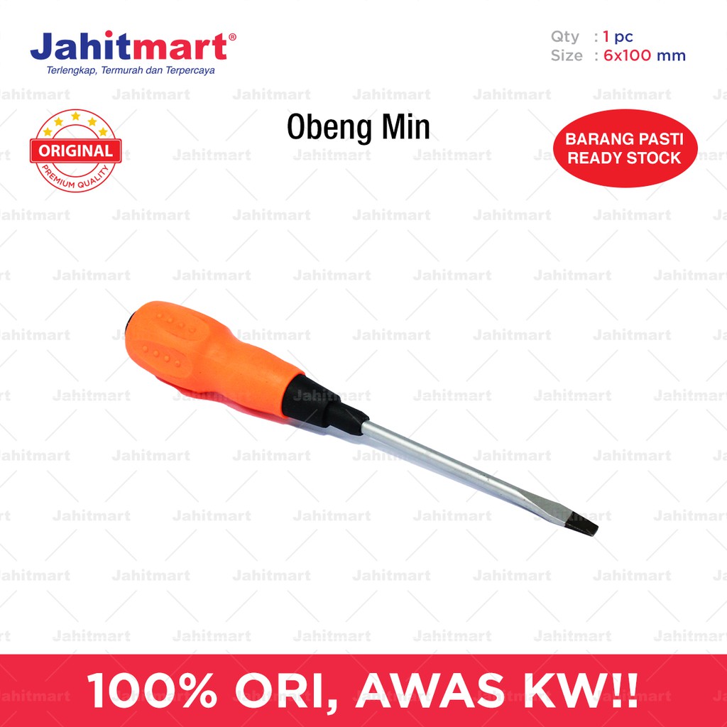 Jual Obeng Min 6mm x 100mm | Shopee Indonesia
