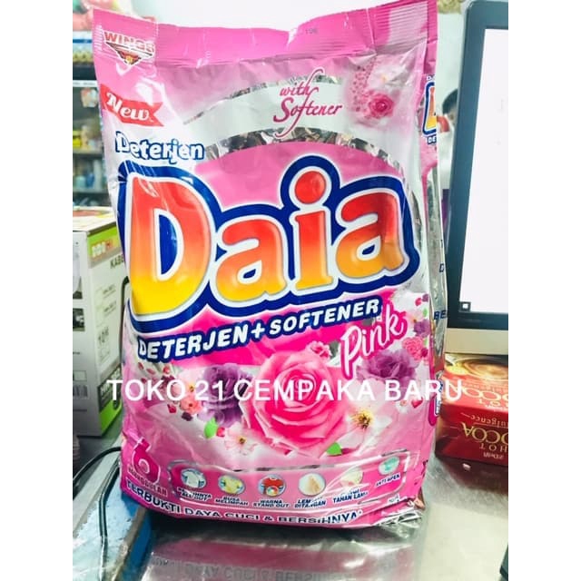 Jual Daia PINK Deterjen BUBUK 1.7 KG | Softener Detergent Daia 1.7KG 1,7 KG Murah Promo | Shopee ...