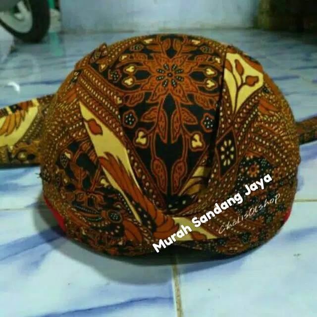 Jual BLANGKON JOGJA BATIK SLIWIR _Topi Adat Jawa Indonesia|Shopee Indonesia