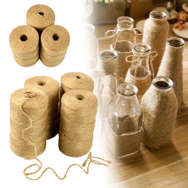 Jual 100 meter Tali Rami / Goni 3 ply 2mm | Shopee Indonesia