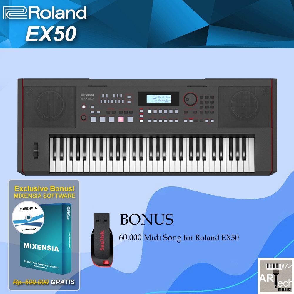 Jual Keyboard Arranger Roland E-X50 / EX50 / EX 50 Garansi Resmi | Shopee Indonesia