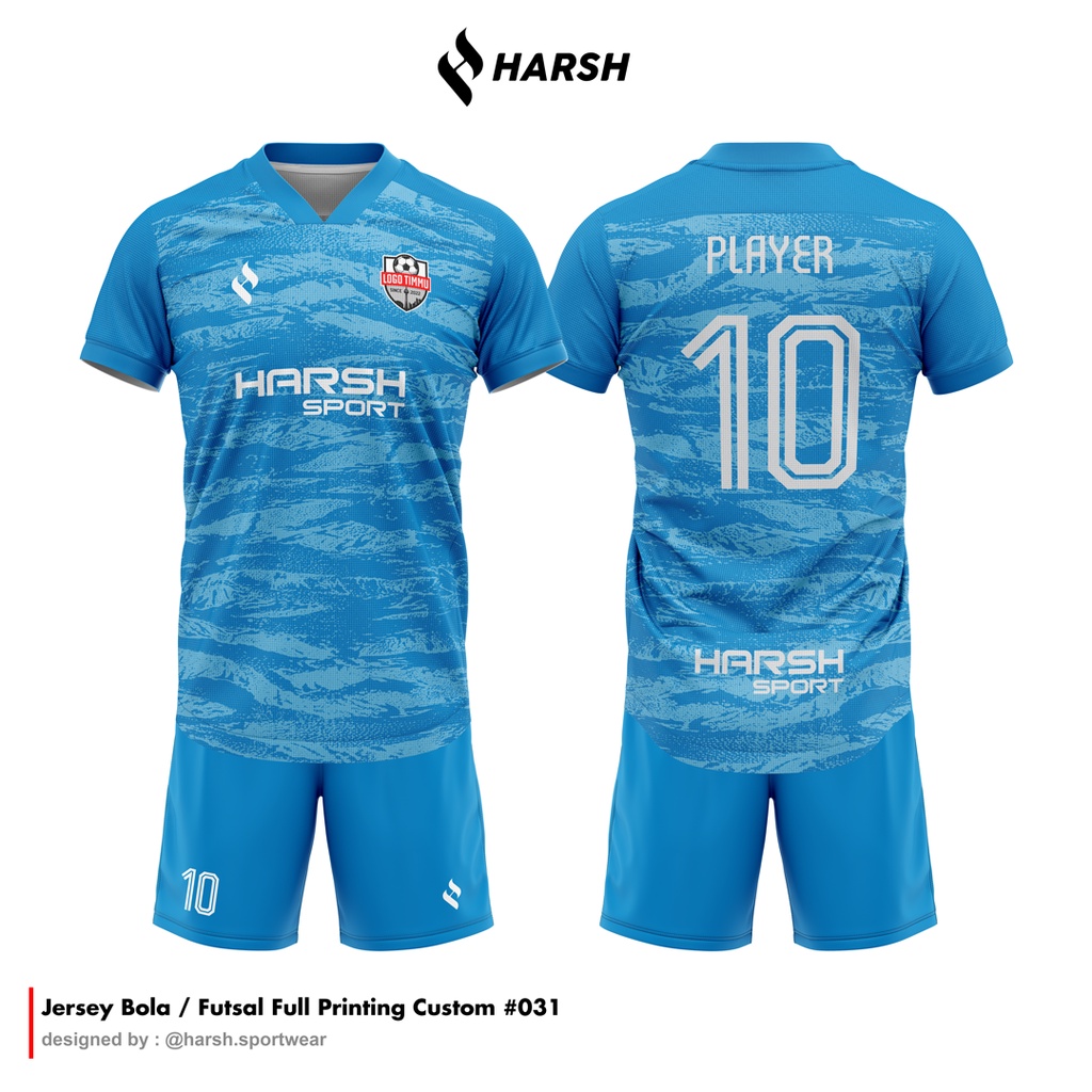 Jual JERSEY FUTSAL FULL PRINTING BISA CUSTOM DESIGN BEBAS BIAYA H031 ...