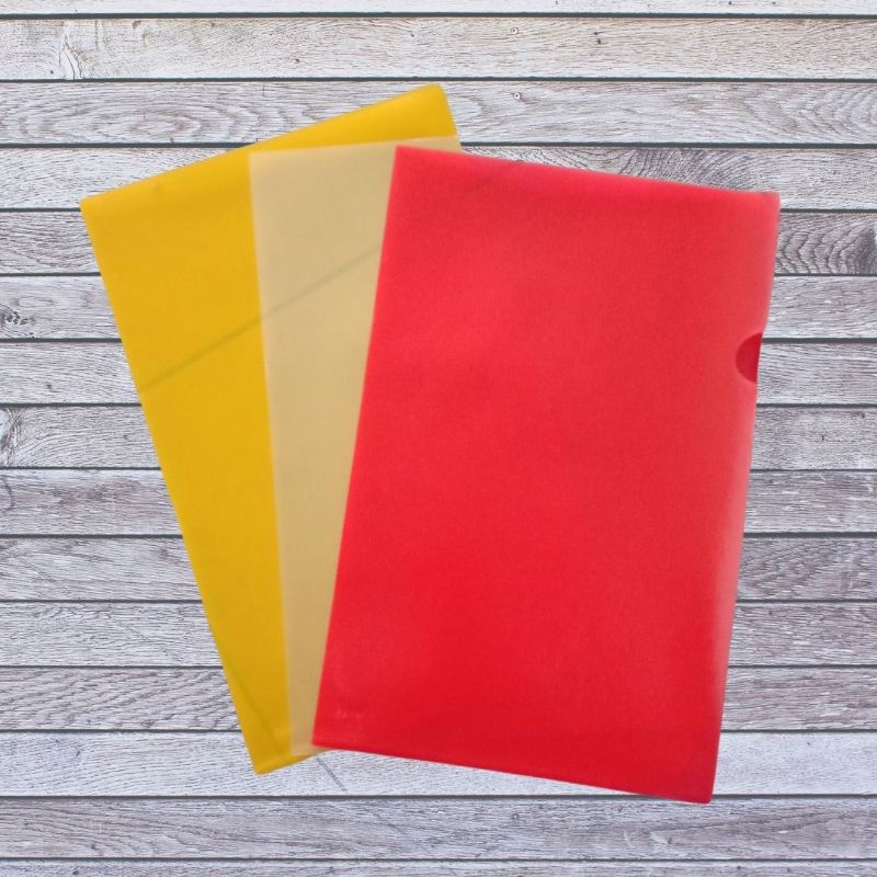 Jual Clear Folder Map L Map Plastik Organizer Dokumen F4 Indonesia ...