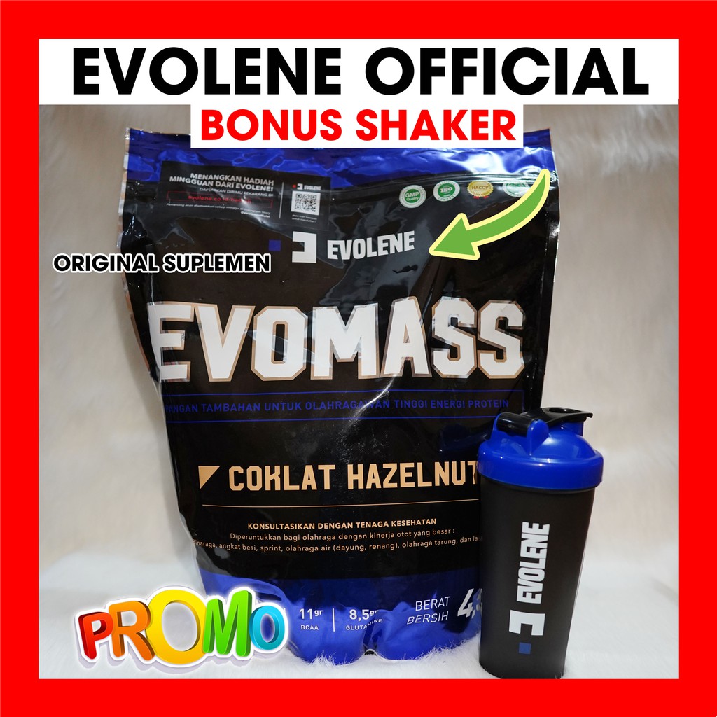 Jual Evomass 10Lbs COKLAT HAZELNUT Evo Mass Gainer 10 Lbs Lb 10Lb 4,5kg ...