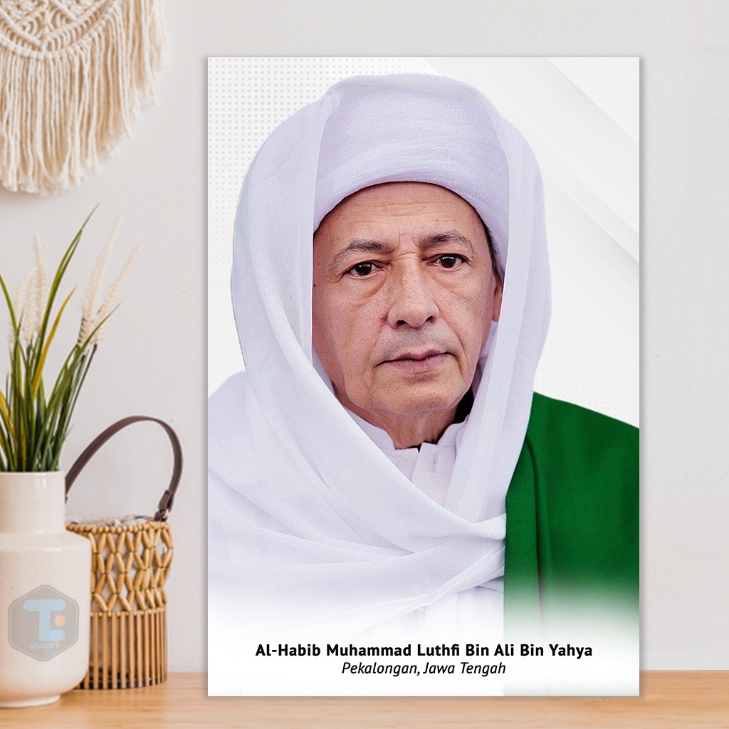 Jual Poster Habib Luthfi Hiasan Dinding Foto Muhammad Luthfy bin Yahya ...