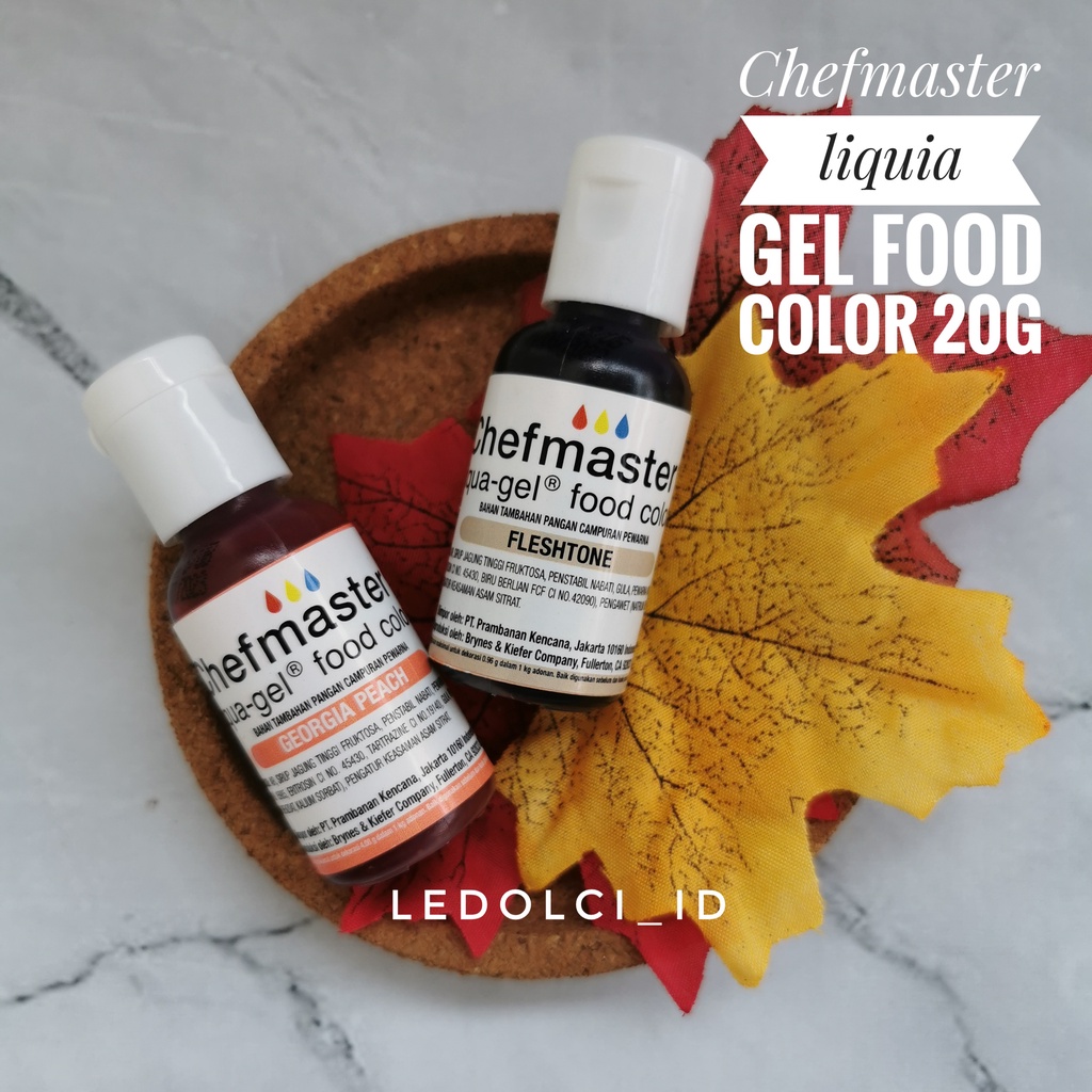 Jual CHEFMASTER LIQUA-GEL PEWARNA MAKANAN GEL FOOD COLOR GEL 20 GRAM ...