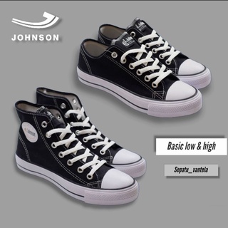 Jual Sepatu Johnson Basic Milky & Black white - Jhonson Original ...