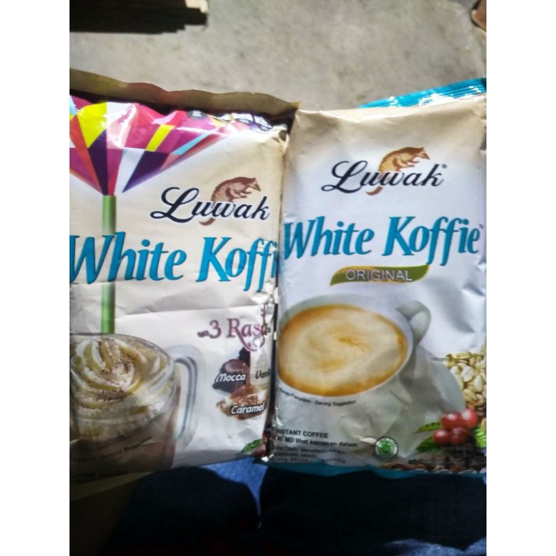 Jual Kopi LUWAK White Koffie Original / 3 Rasa 10x20gr | Shopee Indonesia