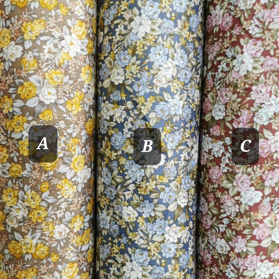 Jual Kain Bahan Meteran KATUN JEPANG uk 50cm x 1.5m lebar kain | Shopee ...