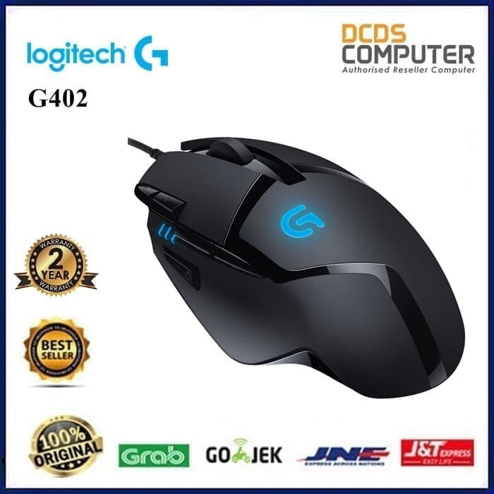 Jual JUAL Mouse Gaming Logitech G402 Hyperion Fury / Logitech Gaming ...