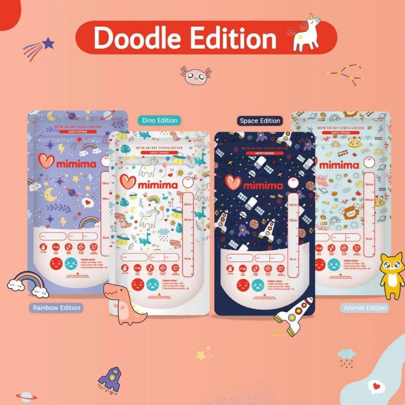 Jual Mimima Breast Milk | Kantong Asi Mimima 120 ML | Shopee Indonesia