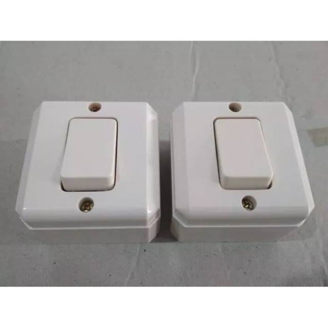 Jual Saklar Engkel / Saklar Tunggal Tempel (OB) Broco | Shopee Indonesia