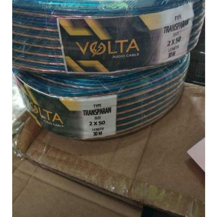 Jual Kabel transparan 2 x 50 Ukuran 30 m | Shopee Indonesia