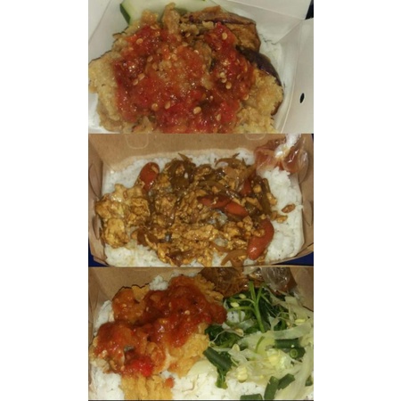 Jual paket MurMer 10K ... Rice Box Geprek, Nasi Gila Menteng, Ayam ...