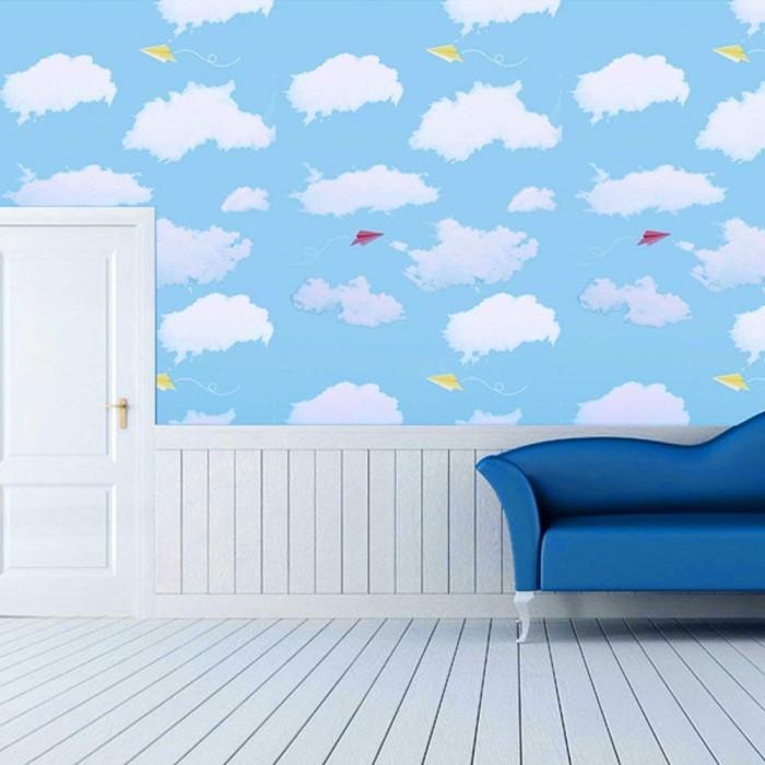 Jual Wallpaper Dinding / Wall Sticker Awan Pesawat Kertas | Shopee Indonesia