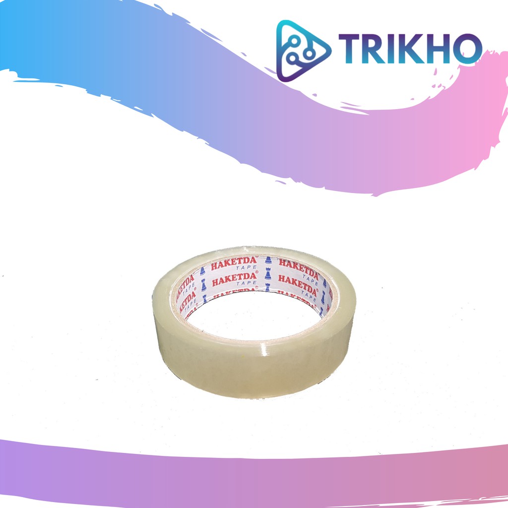 Jual Selotip Bening 1 Inch (24mm) HAKETDA | Shopee Indonesia