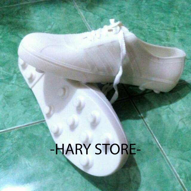 Sepatu karet putih Apboot lentur size 38-43 / sepatu proyek / sepatu ...