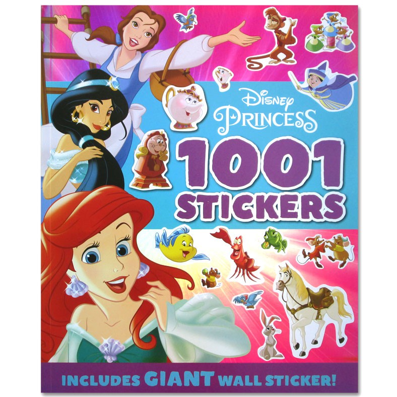 Jual Disney Princess 1001 Stickers (Includes Giant Wall Sticker ...