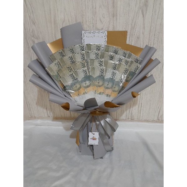 Jual (25 - 30 lembar) kerangka buket uang/buket uang kosong/uang isi ...