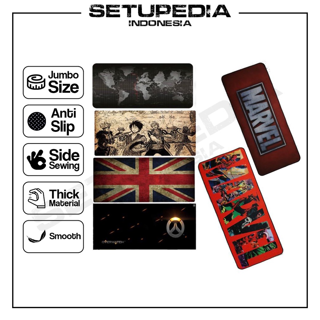 Jual Mouse Pad Motif Gambar Alas Mouse Peta Mousepad XL Jumbo Big Size ...