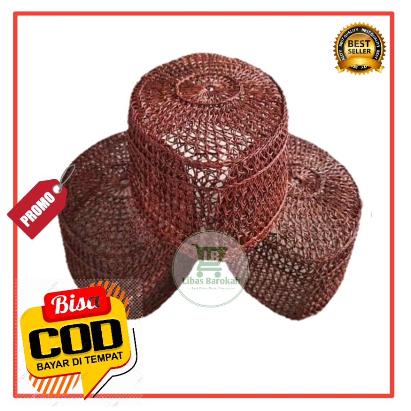 Jual PECI ROTAN KOPIAH AKAR JANGANG KHAS KALIMANTAN MODEL LONJONG ...