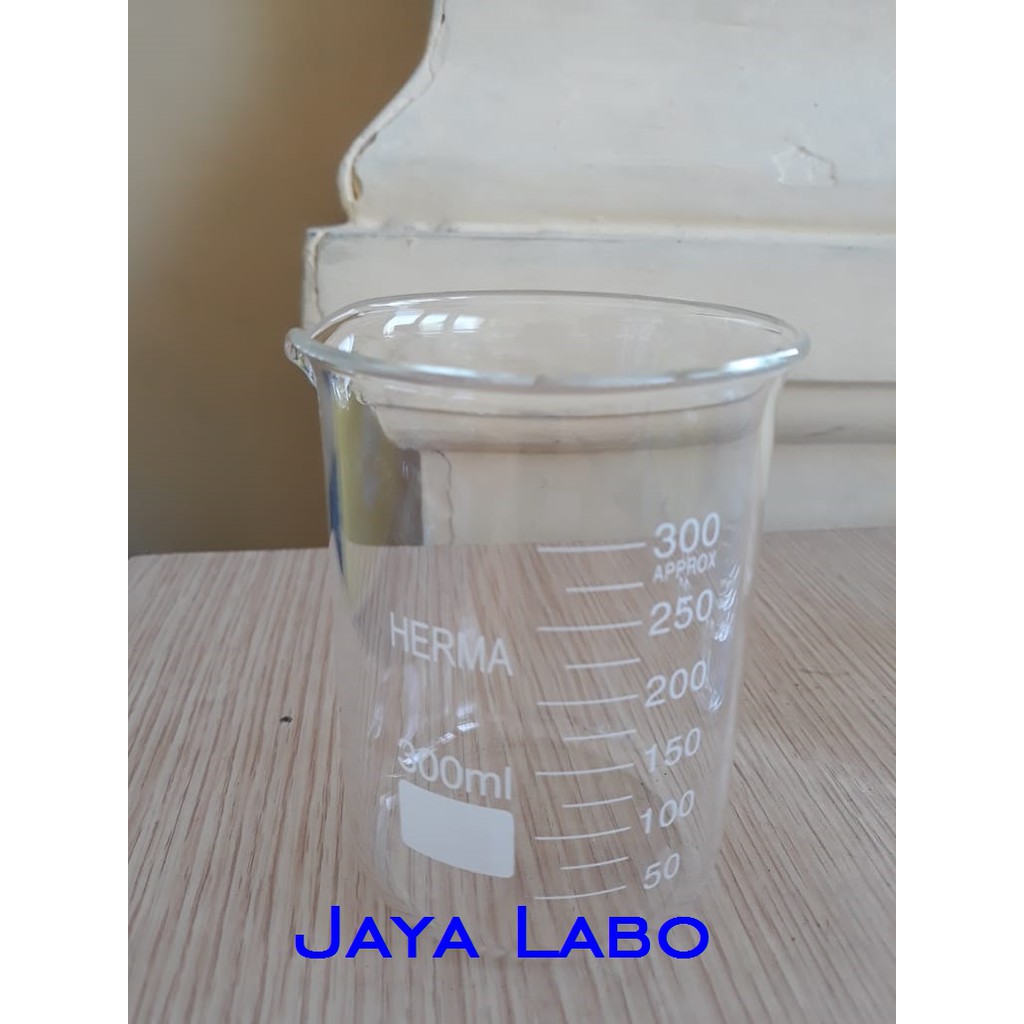 Jual HERMA Beaker Glass 300 ml / Gelas Kimia | Shopee Indonesia