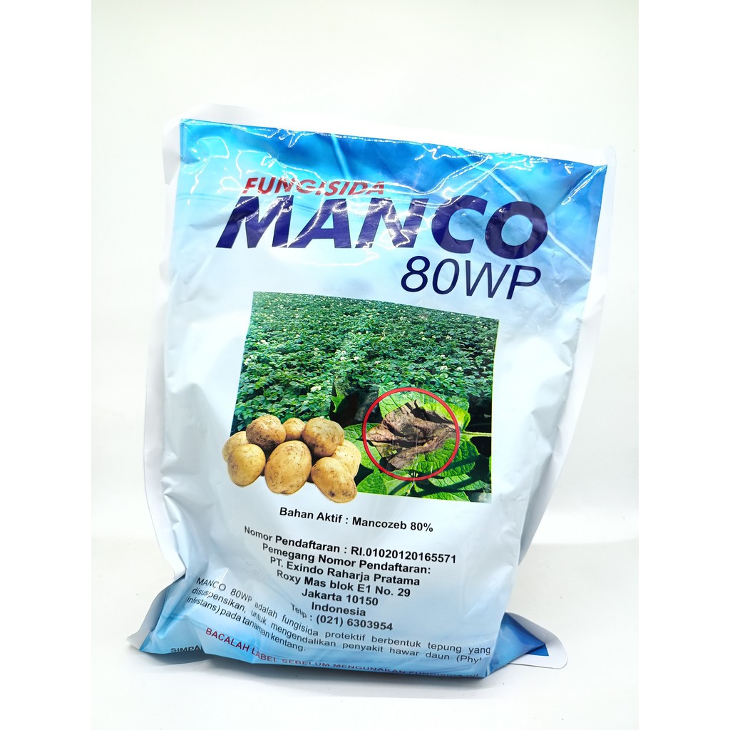 Jual Fungisida Manco 80 WP - 1kg - Mancozeb Biru | Shopee Indonesia