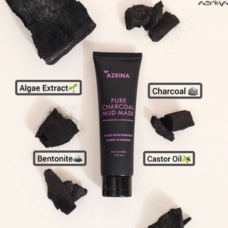 Jual (READY STOCK) AZRINA PURE CHARCOAL MUD MASK AZRINA ACNE PURIFYING ...