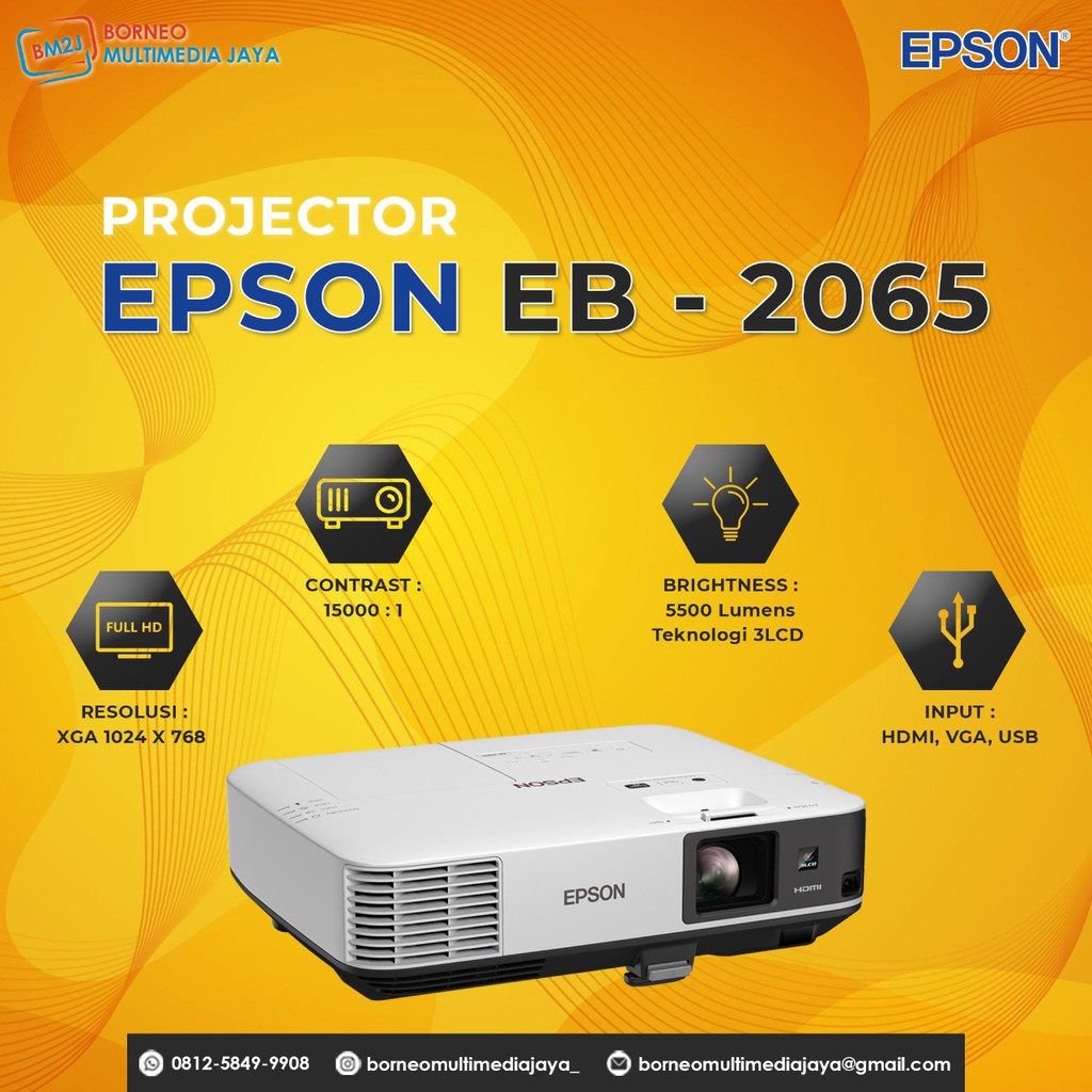 Jual EPSON PROJECTOR EB-2065 XGA 3LCD | Shopee Indonesia