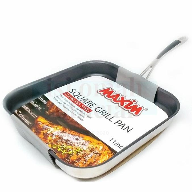 Jual Wajan Panggang Keramik Ceramic Square Grill Pan Maxim Aubecq 28 cm ...