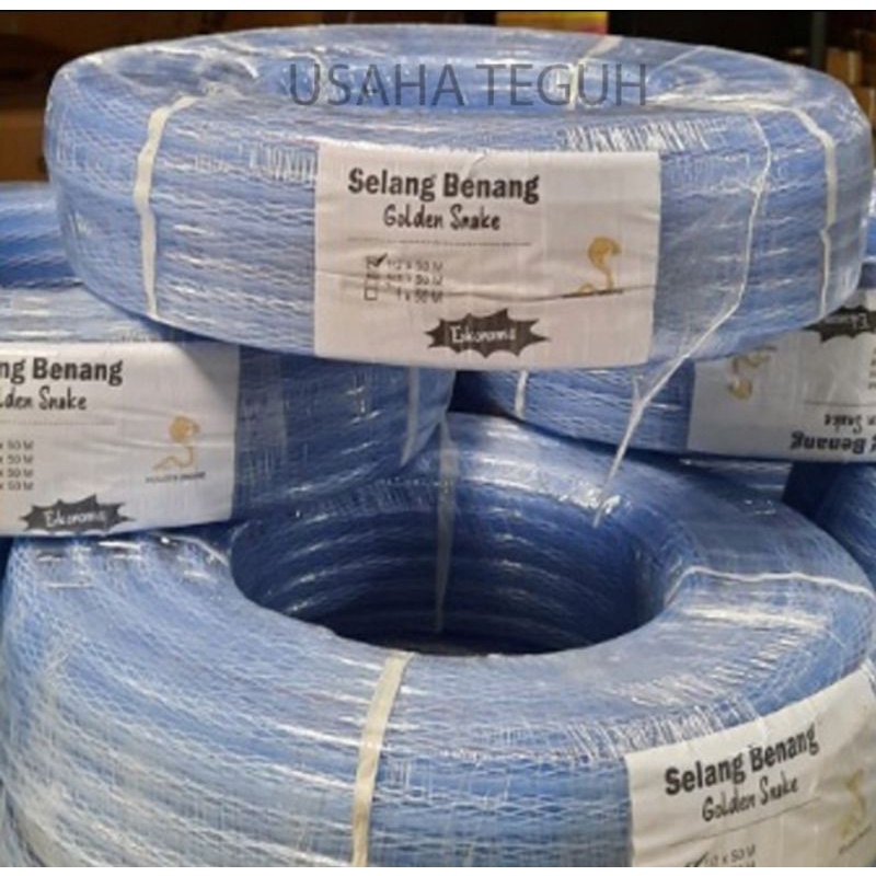 Jual Selang Air Benang / Selang Cuci 1/2 Inch Panjang 50 meter | Shopee Indonesia