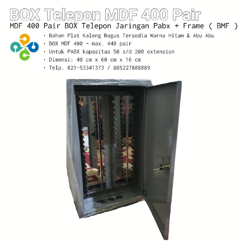 Jual BOX MDF 400 Pair / BOX Telepon 400 Pair Bahan Plat Kaleng Tebal ...