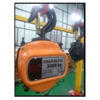 Jual Chain Block 3T x 3M / Chain Hoist 3T x 3M / Katrol 3T x 3M, SOLA ...