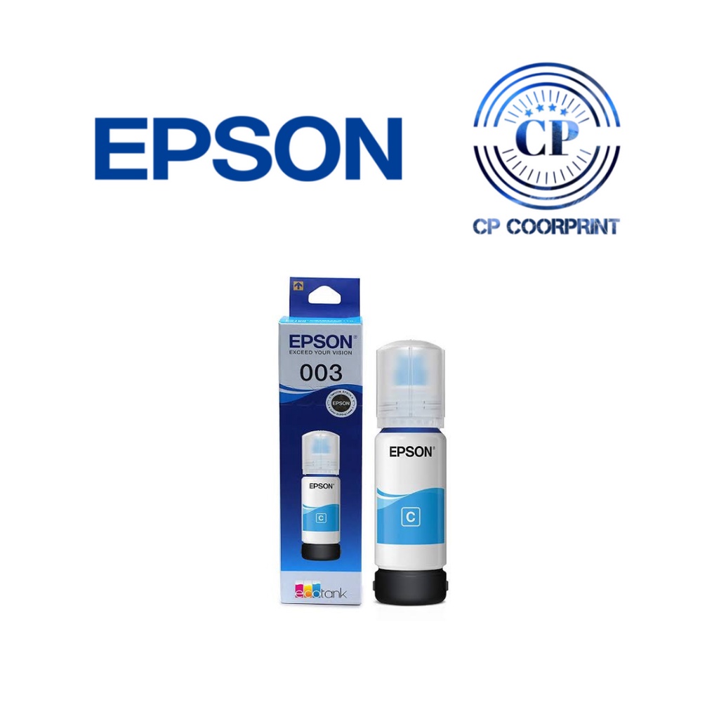 Jual Tinta EPSON 003 Cyan Original | Shopee Indonesia
