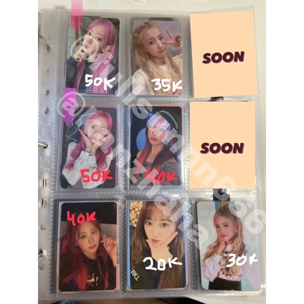Jual Izone Official Photocard - Pc ( One Reeler, Oneiric diary, Bloom iz) | Shopee Indonesia