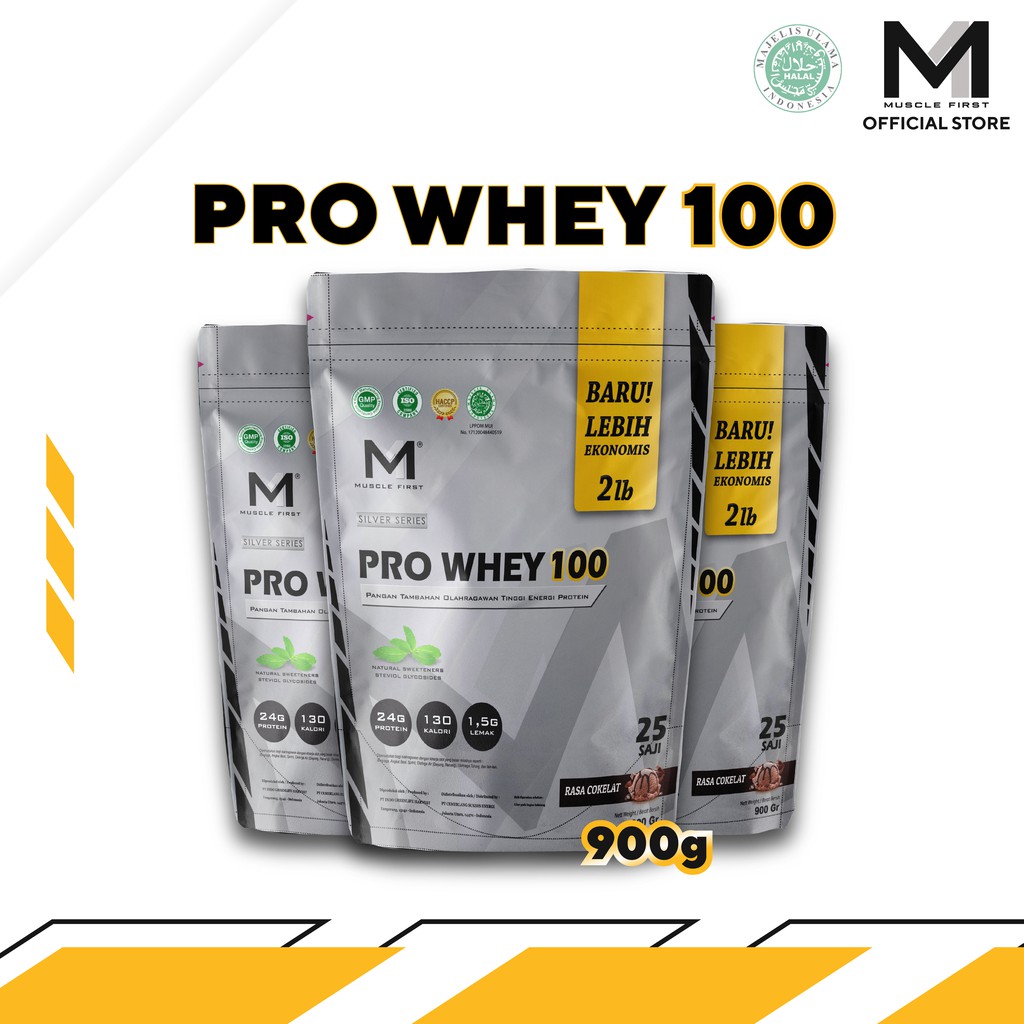Muscle First Pro Whey 100 2lbs Whey Protein 900gr 25 Serving | Shopee ...