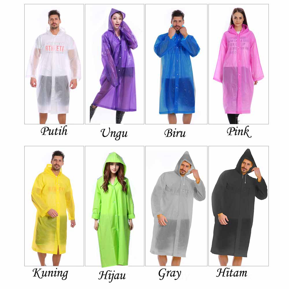 Jual New Transparent Raincoat Indonesia|Shopee Indonesia
