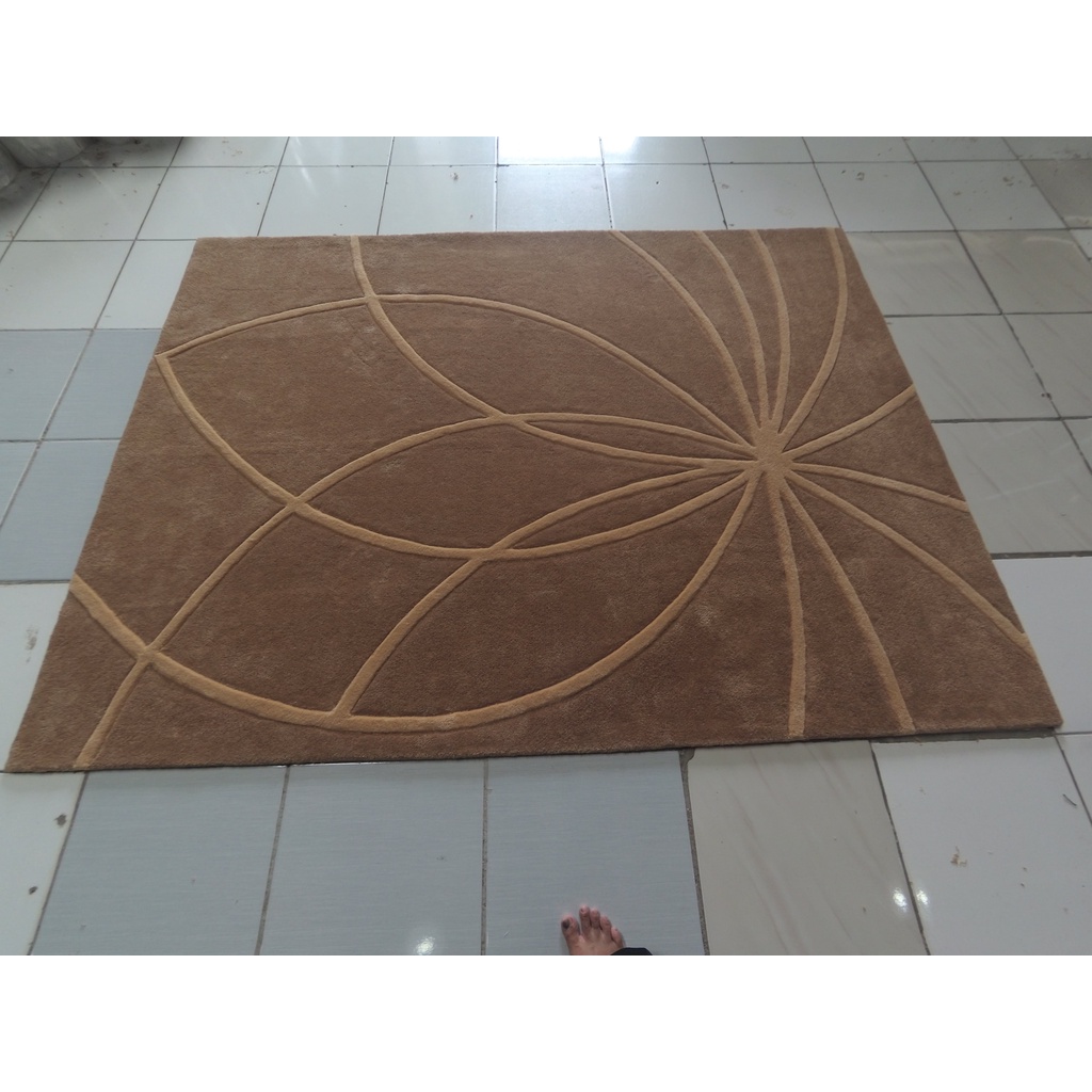 Jual Karpet Rugs Custom desain tebal 10mm bahan acrylic motif warna ...