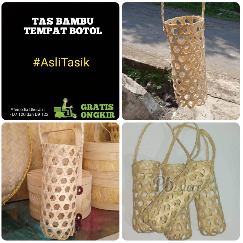 Jual Tas Bambu/Tas Bambu Botol/Hampers Bambu Indonesia|Shopee Indonesia