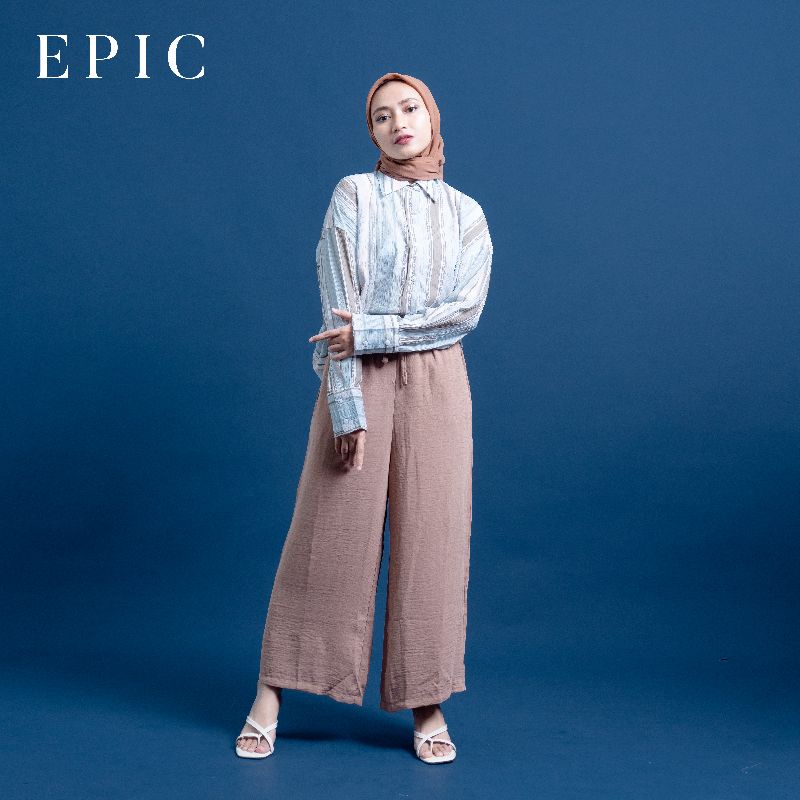 Jual EPIC - Agara Pants Brown (030223BW) | Shopee Indonesia