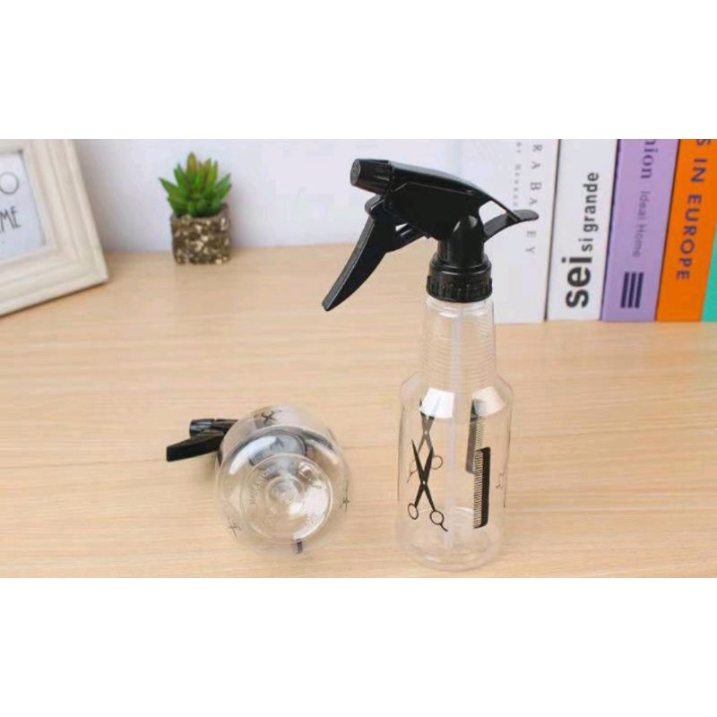 Jual botol spray salon / barbershop gambar gunting &sisir | Shopee ...