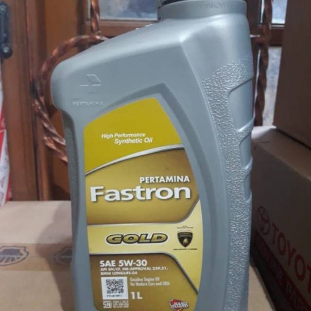 Jual oli mesin fastron gold dengan sae 5w30 dengan kemasan 1 liter ...